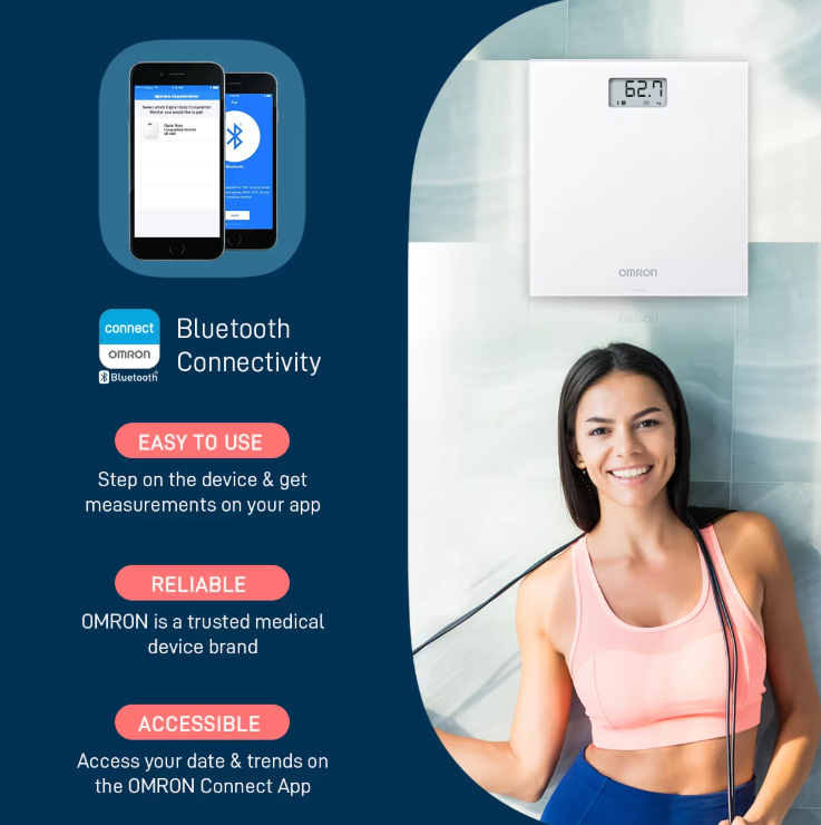 Omron HN 300T Digital Weighing Machine – Shivani Surgicals